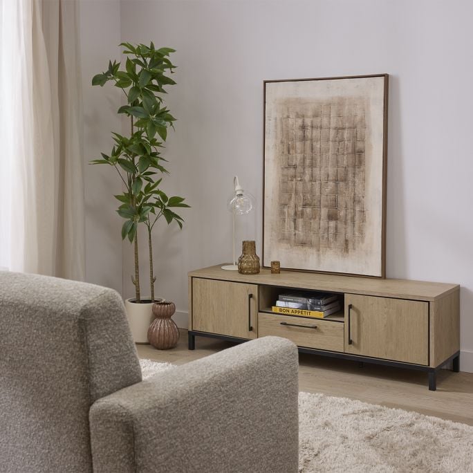 Tv-meubel Caiden 160cm | Budgethomestore.nl